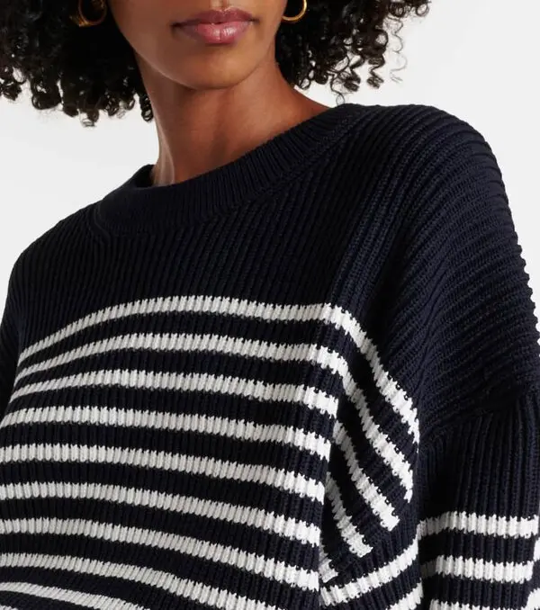 Altuzarra Tanessa Striped Cotton Sweater - Blue