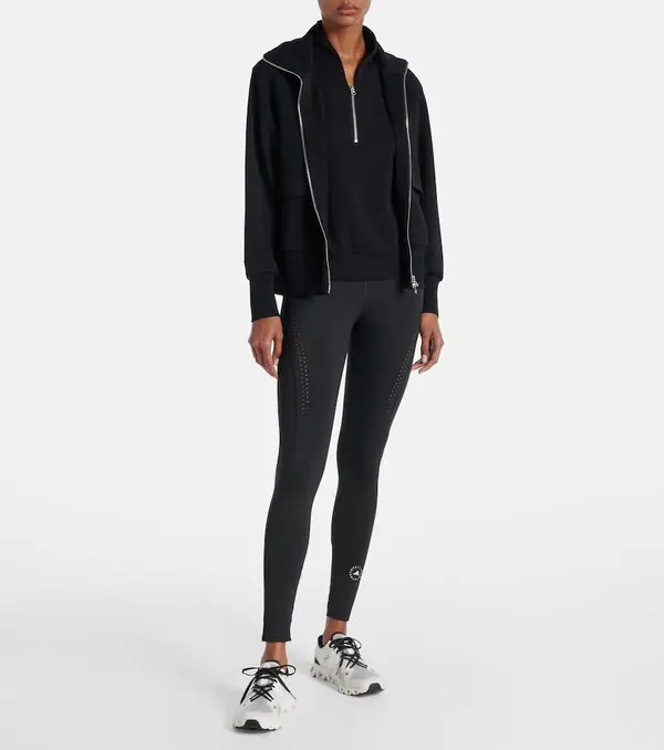 Varley Loretta Half-zip Jersey Vest - Black