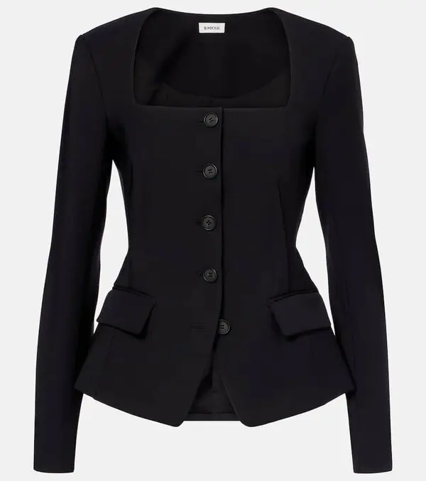 Simkhai Marlowe Crêpe Blazer