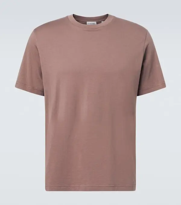 FRAME Cotton T-shirt - Brown