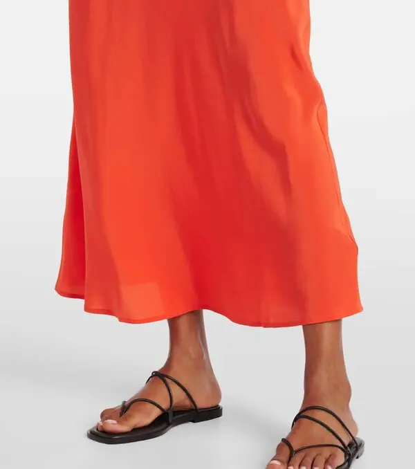 Asceno Valencia Silk Maxi Dress