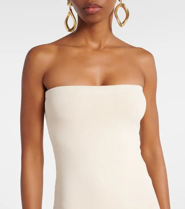 Posse Romy Crochet-trimmed Maxi Dress - White