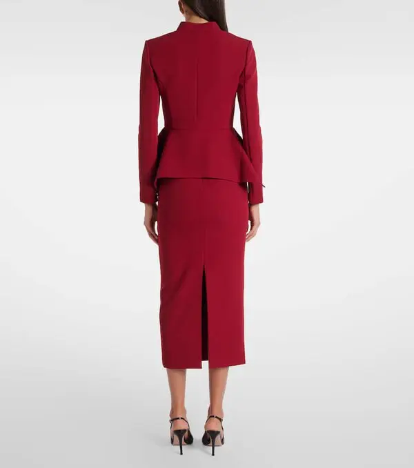 Roland Mouret Peplum Crêpe Jacket