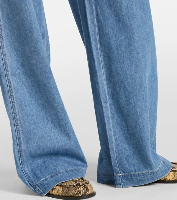 Veronica Beard Dunford Wide-leg Jeans