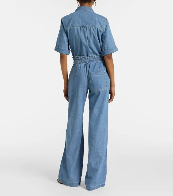 Veronica Beard Dunford Wide-leg Jeans