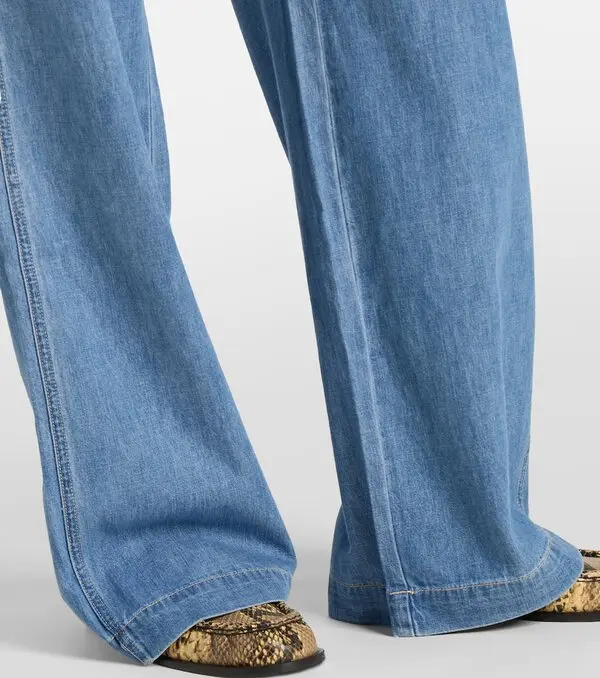 Veronica Beard Dunford Wide-leg Jeans