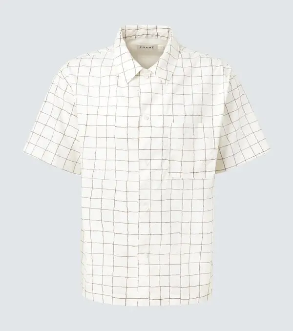 FRAME Checked Bowling Shirt