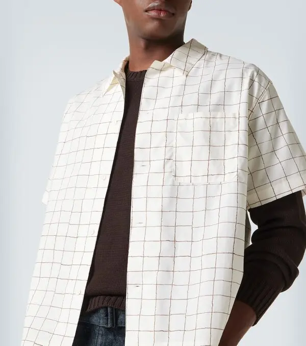 FRAME Checked Bowling Shirt