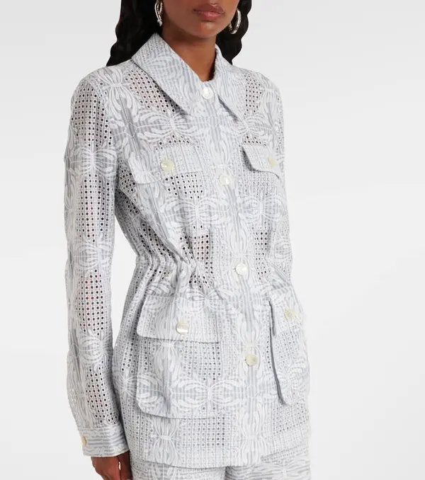Veronica Beard Kiki Eyelet Jacket