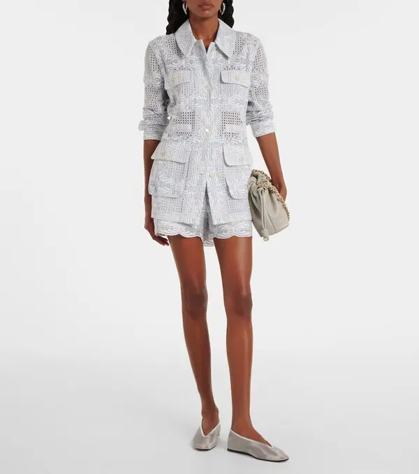 Veronica Beard Allen High-rise Shorts