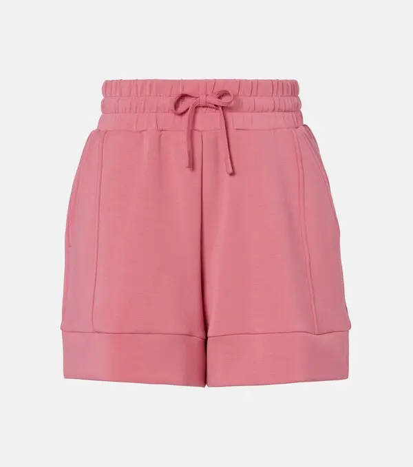 Varley Atrium High-rise Jersey Shorts - Pink