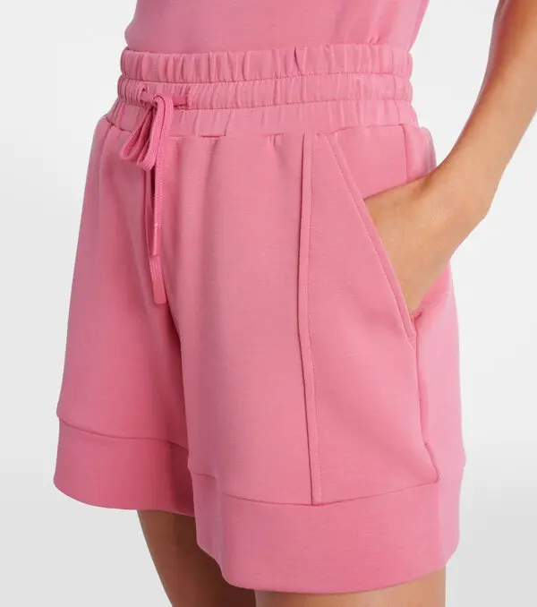 Varley Atrium High-rise Jersey Shorts - Pink