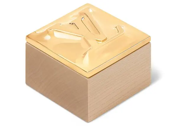LOUIS VUITTON Metalgram Box - Gold