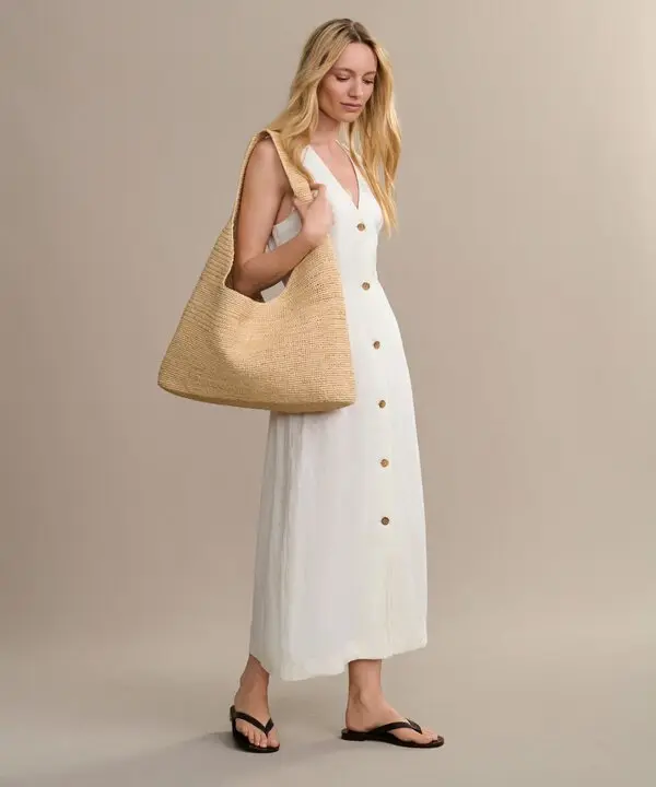 Jenni Kayne Raffia Isla Hobo Bag