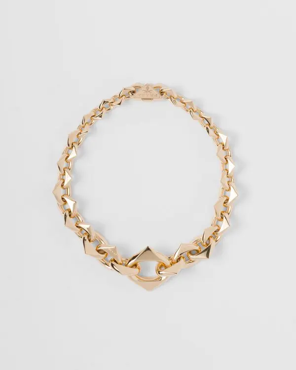 Prada Eternal Chain Necklace - Gold