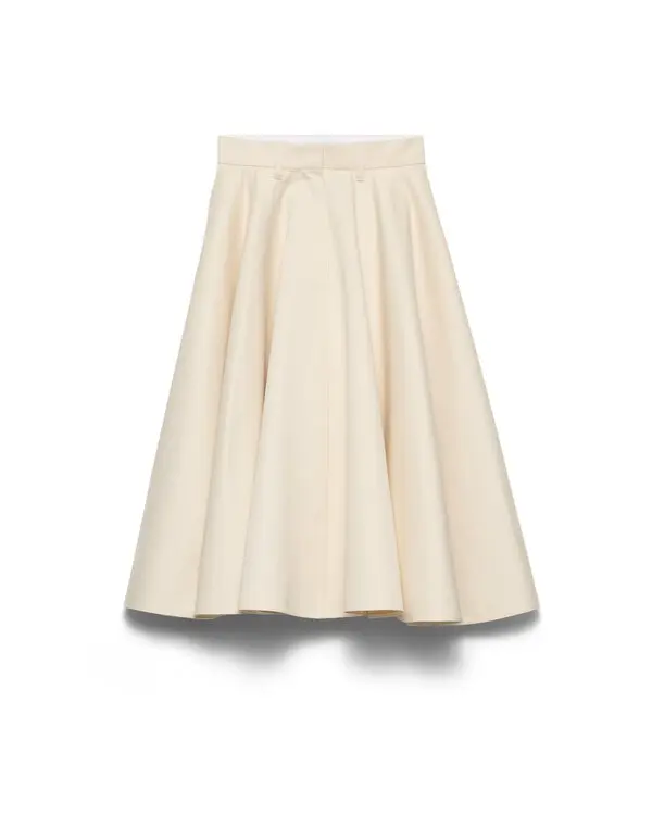 Prada Chino Midi-skirt - Neutral
