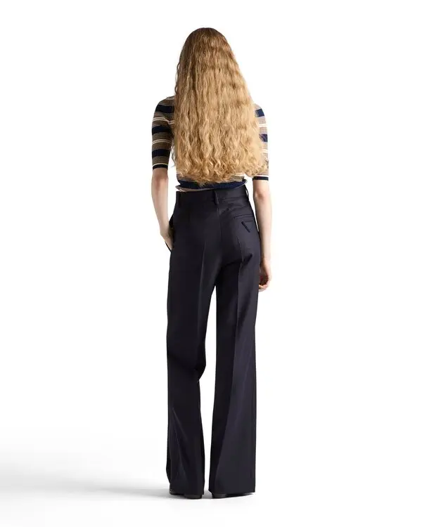 Prada Striped Cotton Polo Shirt