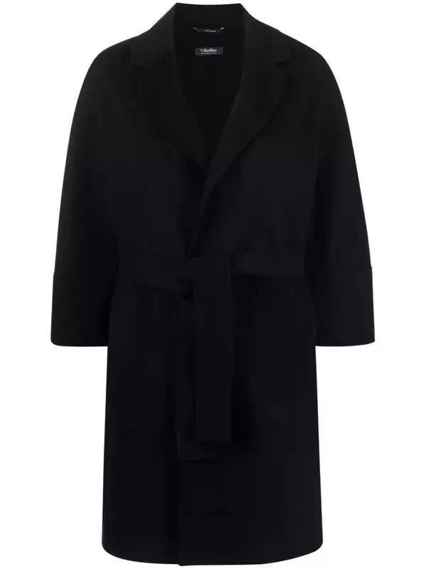 Max Mara Belted Virgin Wool Coat