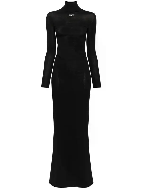 Off-White Slick Maxi Dress