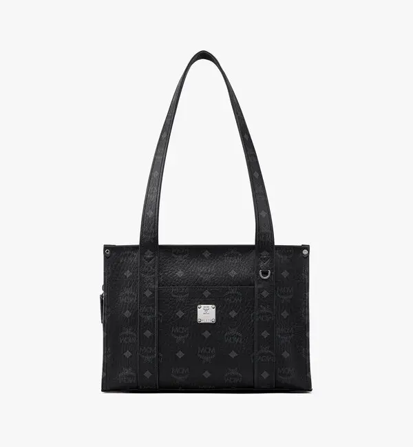 Mcm Aren Shopper Tote - Black