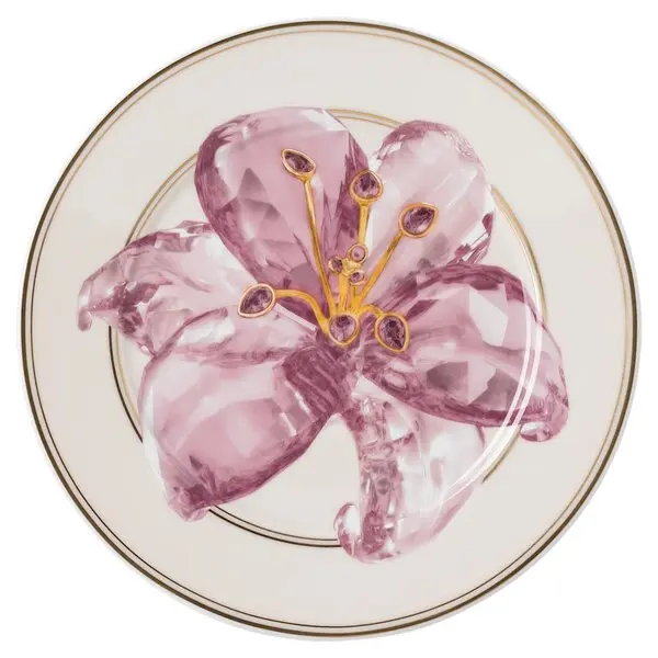 SWAROVSKI Idyllia Bread Plate - Purple