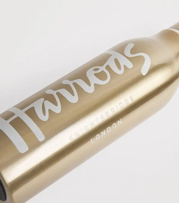 Harrods Metal Logo Water Bottle