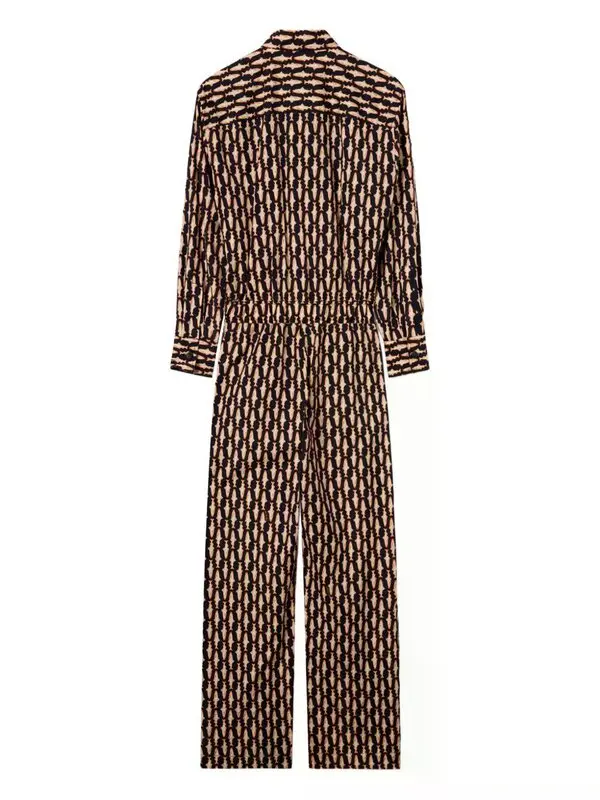La DoubleJ Pilot Jumpsuit Fish Print