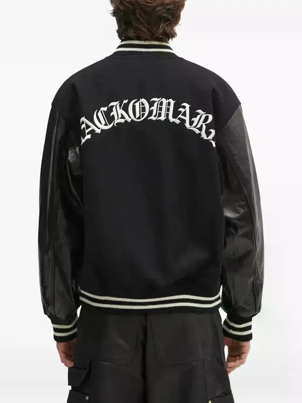 WACKO MARIA Contrast-sleeves Varsity Jacket