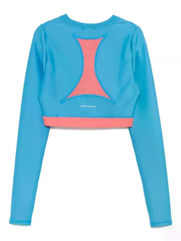 On Long-sleeved Crop Top