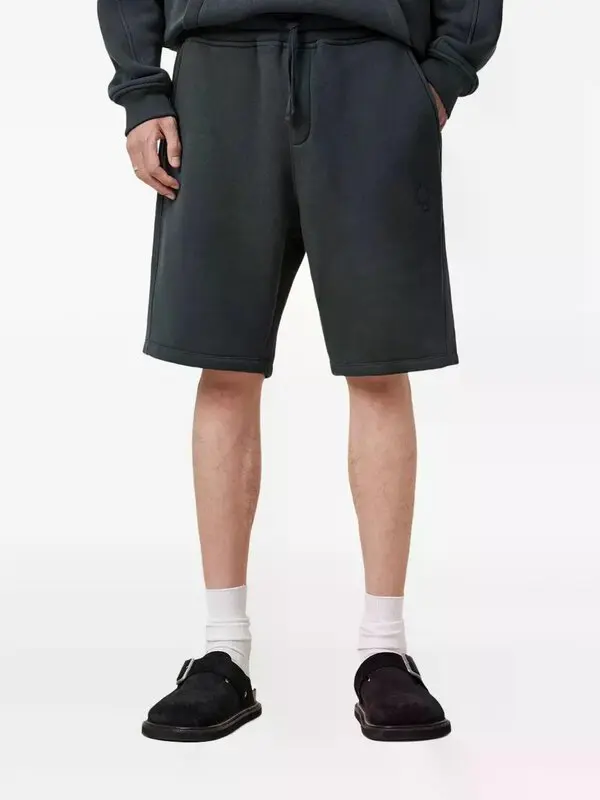 ALLSAINTS Logo-embroidered Track Shorts - Blue