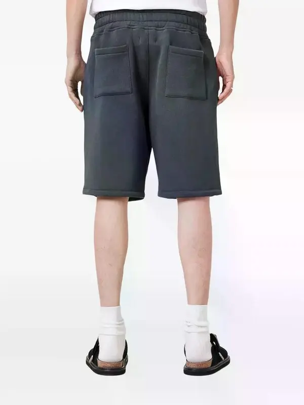 ALLSAINTS Logo-embroidered Track Shorts - Blue