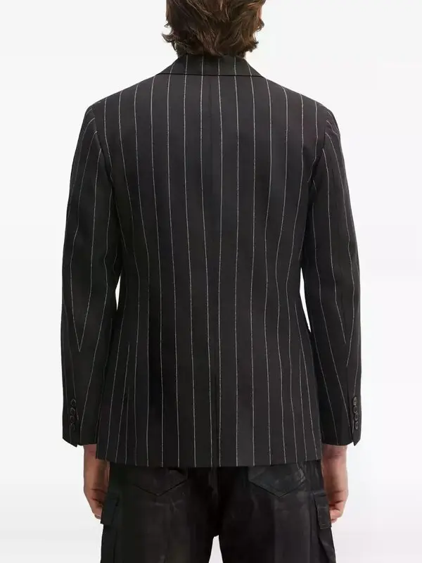 WACKO MARIA Pinstripe Single-breasted Blazer