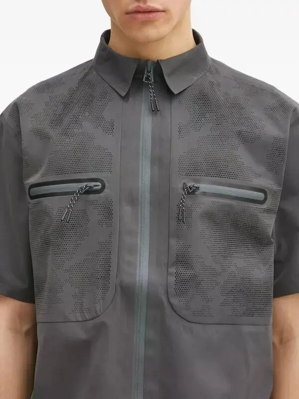 Alpha Industries Zip-up Perforated Shirt