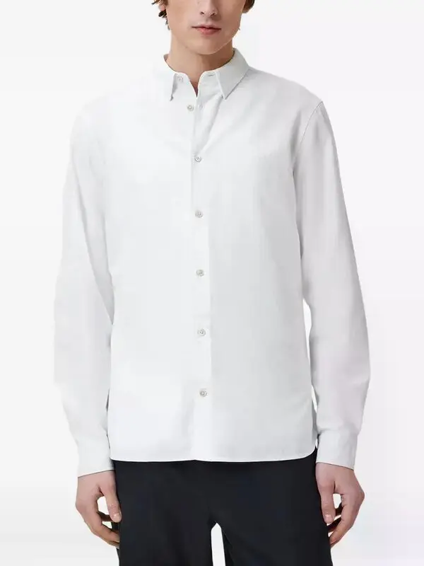 ALLSAINTS Haven Logo-embroidered Shirt - White