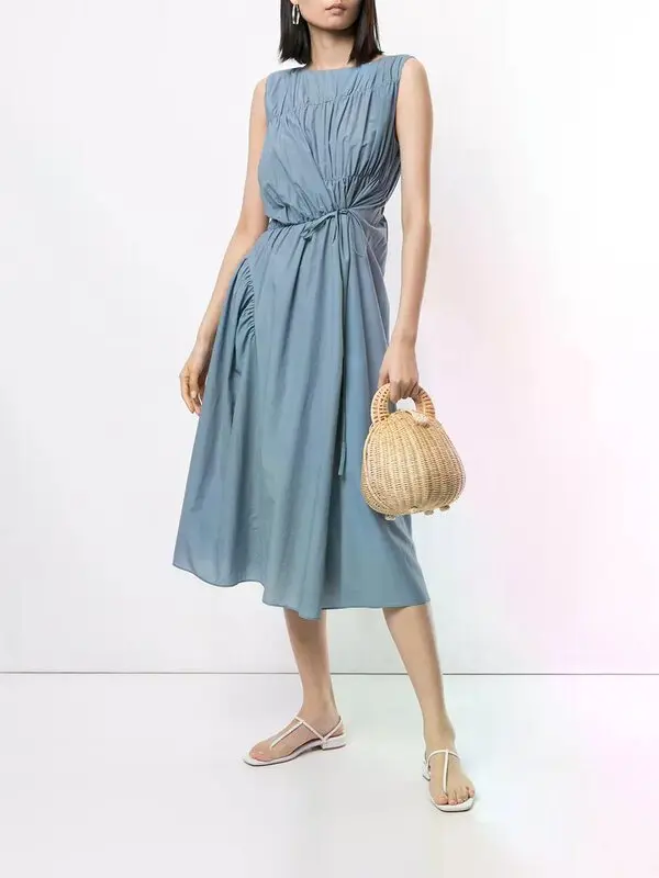 Goen.j Multi-directional Ruched Shift Dress