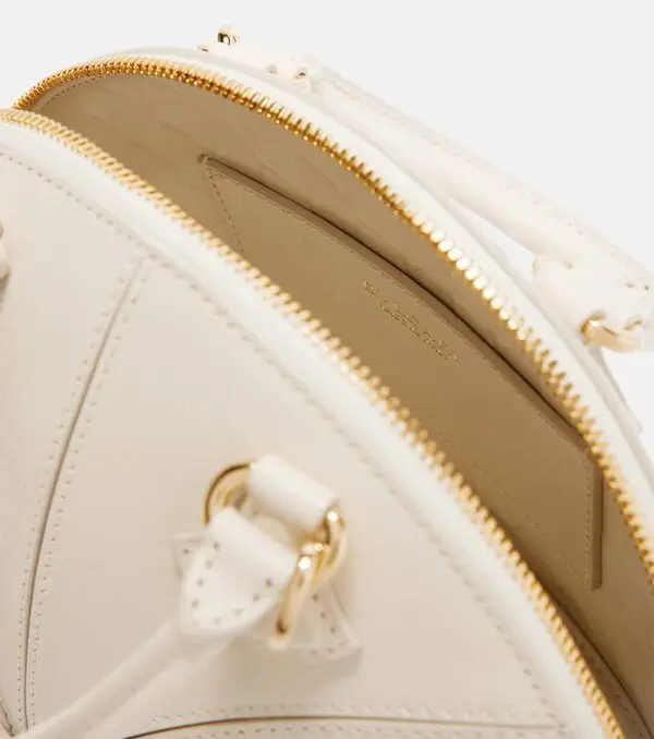 BVLGARI Marquise Small Leather Top-handle Bag