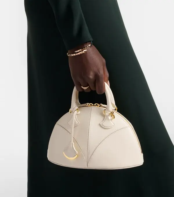 BVLGARI Marquise Small Leather Top-handle Bag