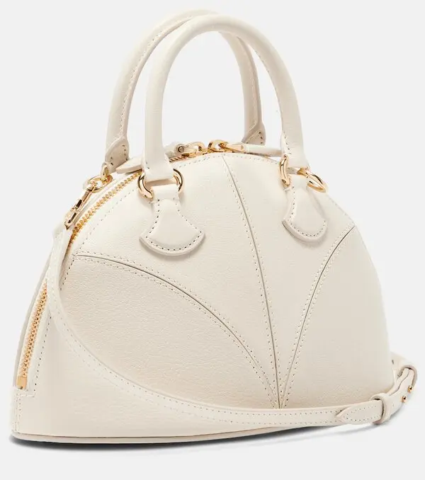 BVLGARI Marquise Small Leather Top-handle Bag