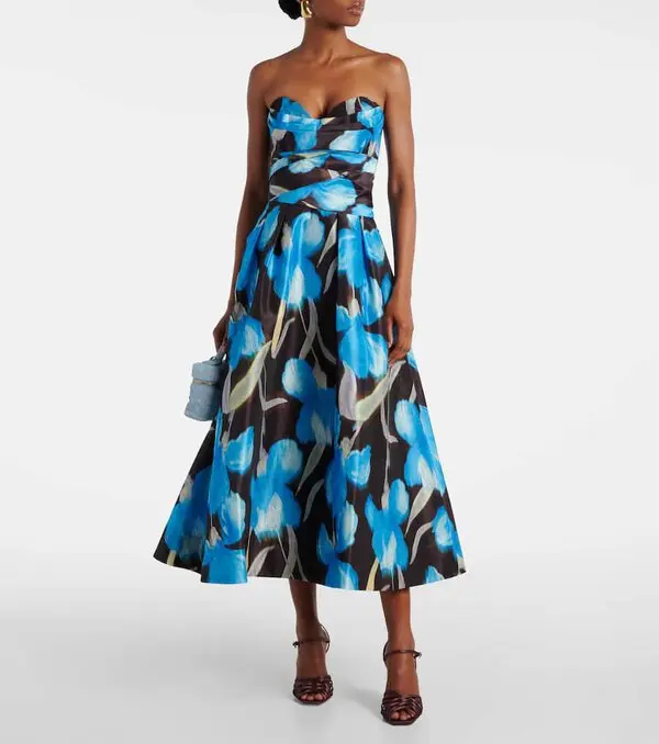 Rebecca Vallance Ingrid Printed Midi Dress