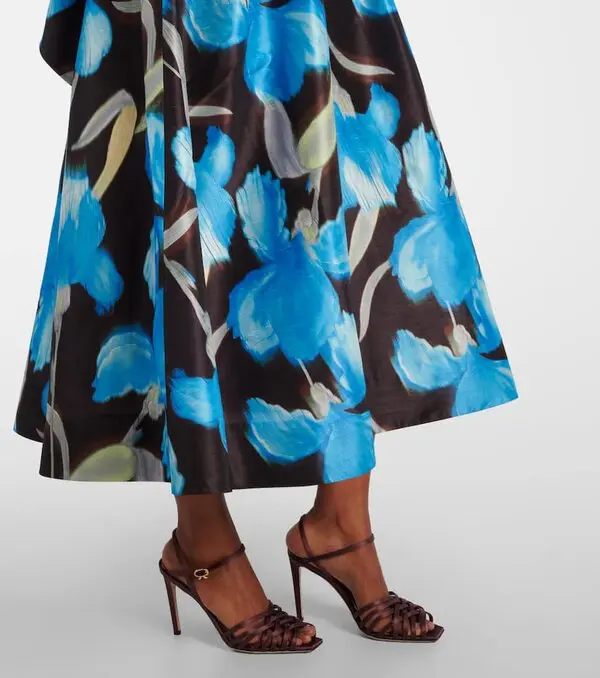 Rebecca Vallance Ingrid Printed Midi Dress
