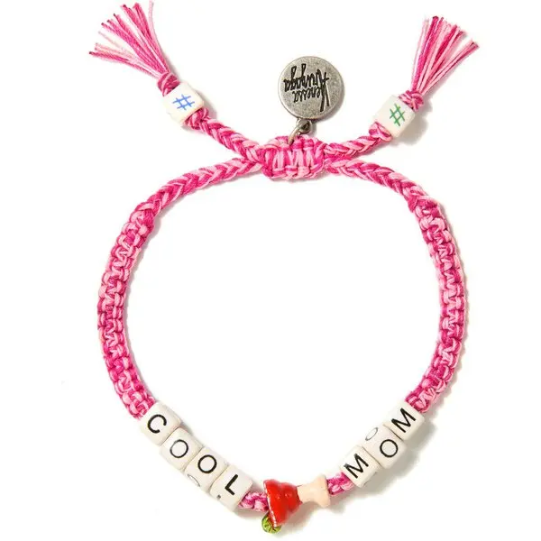 VENESSA ARIZAGA Cool Mom Charm Bracelet - Pink