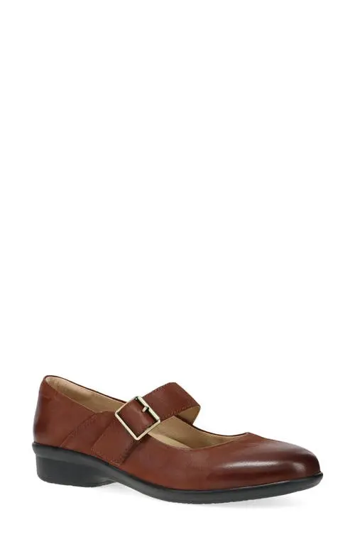 Dansko Collette Mary Jane Pump - Russet Burnished Nubuck