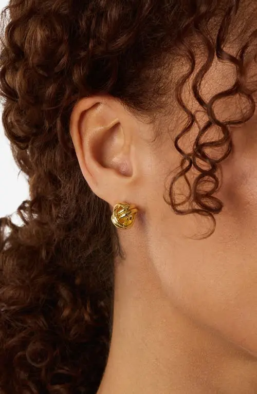 ATHRA LUXE Knot Stud Earrings