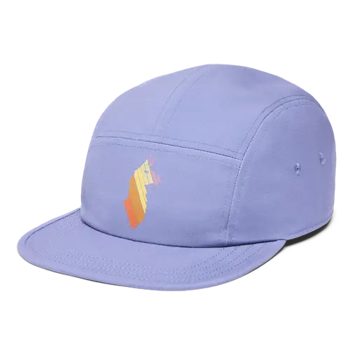 COTOPAXI Llama Stripes 5-panel Cap - Blue Smoke