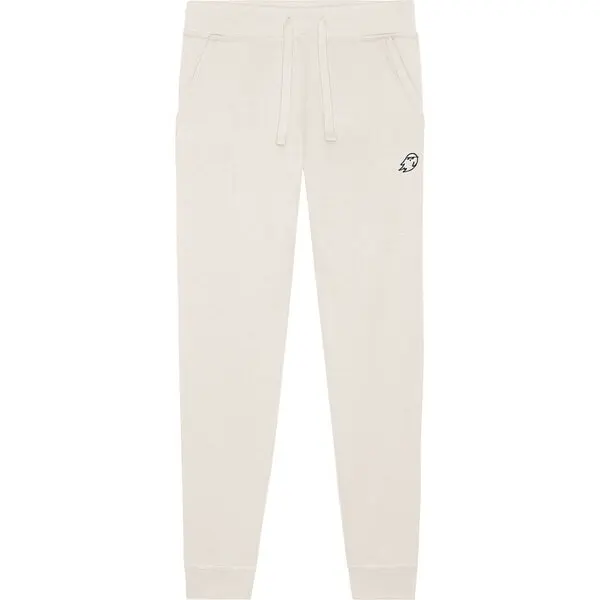 DALIX Ghost Mode Midweight Fleece Jogger Pant - Bone