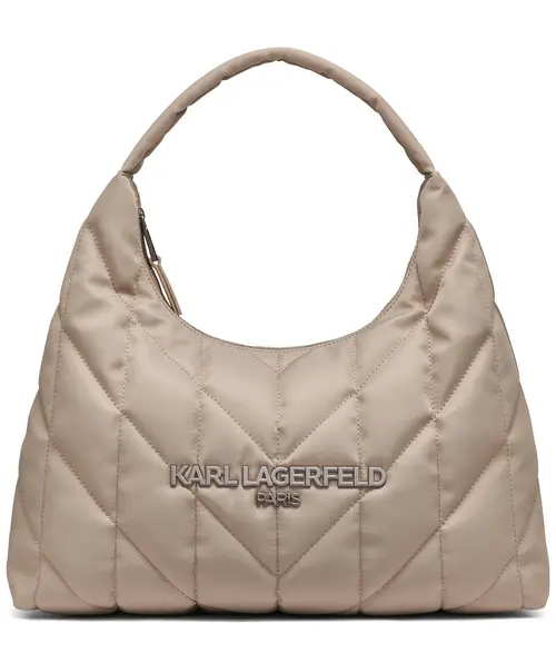 Karl Lagerfeld Paris Voyage Hobo - Truffle