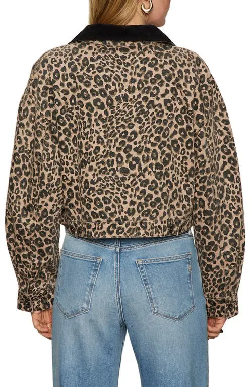 Sanctuary Leopard Print Barn Jacket