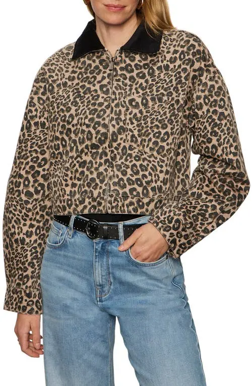 Sanctuary Leopard Print Barn Jacket