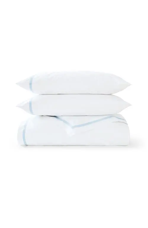 CHRISTY Beaumont Luxury Cotton Percale Duvet Cover Sets - Pale Blue