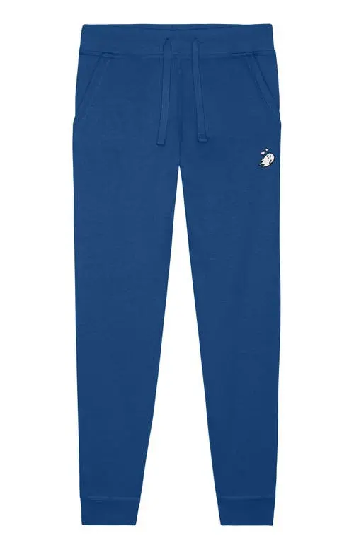 DALIX Heartly Ghost Midweight Fleece Jogger Pant - Royal Blue